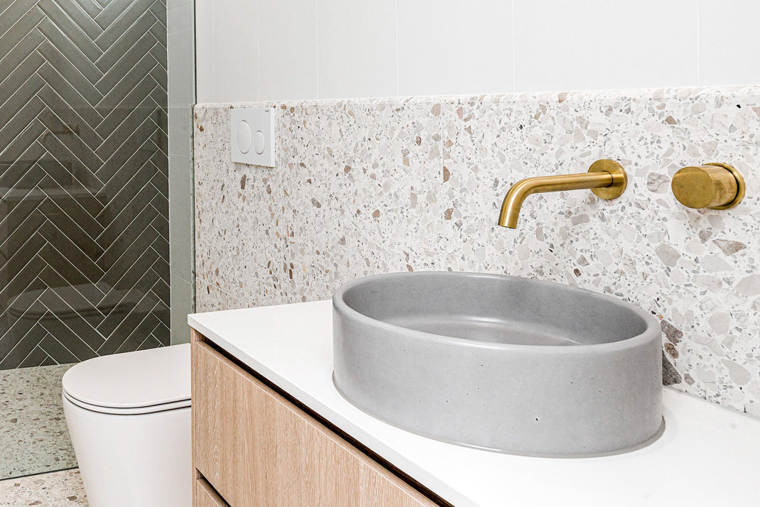 Concrete Round Basins for Bathrooms | Sticks & Stones Co