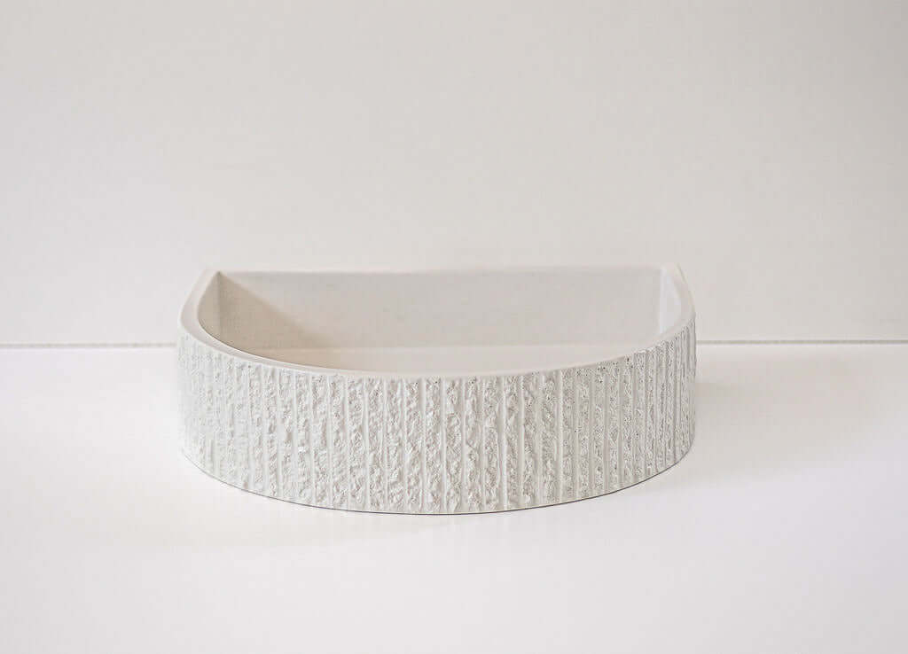 Stylish Concrete Half Moon Rugged Basins | Sticks & Stone Co