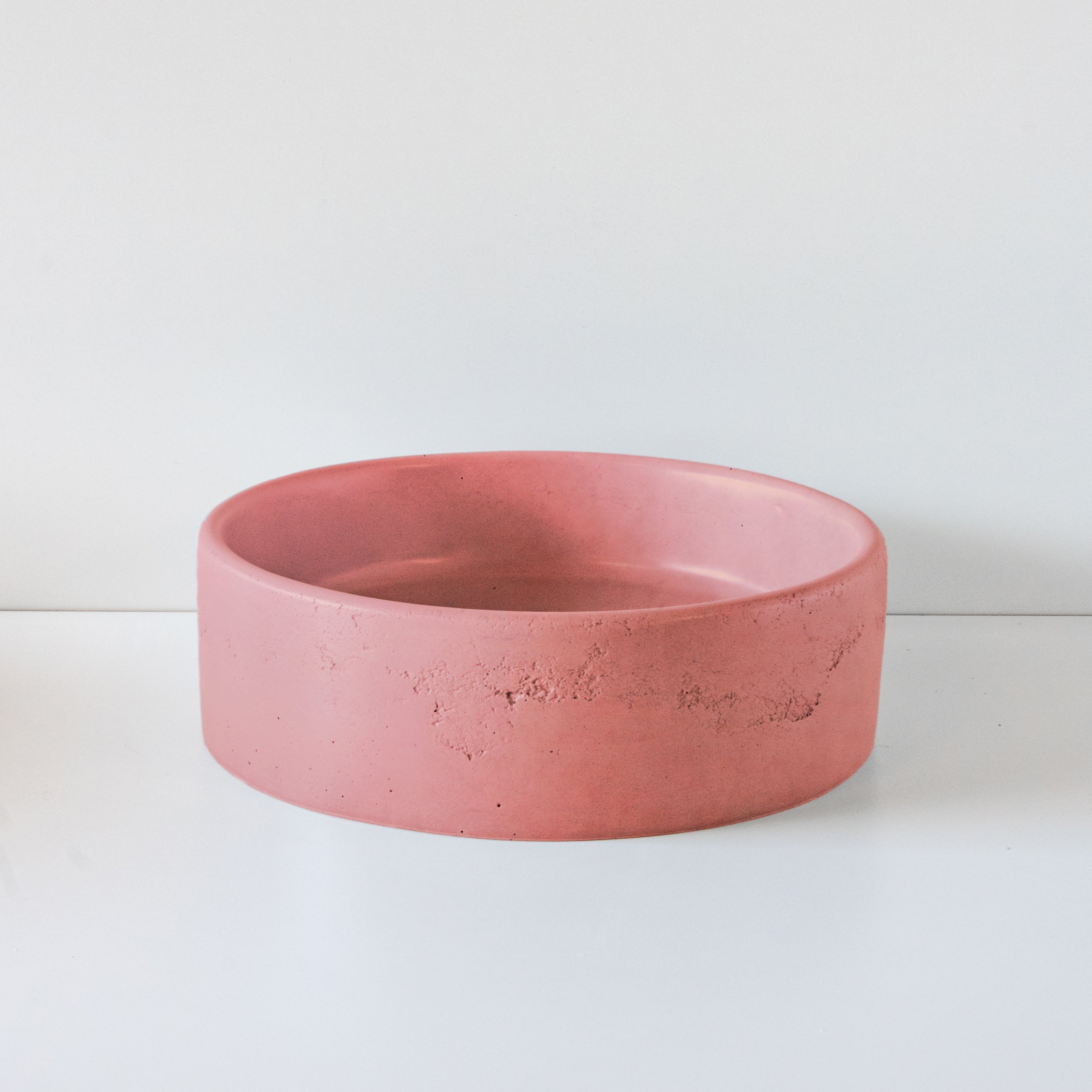 Versatile Textured Round Concrete Basins | Sticks & Stone Co