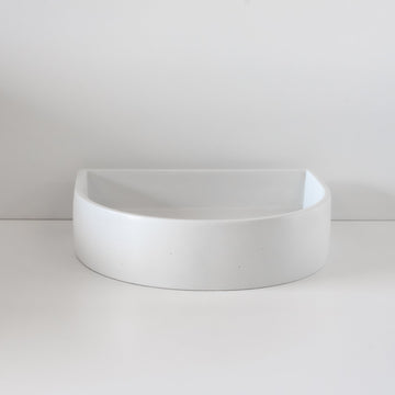 Concrete Half Moon Basins | Bathrooms | Sticks & Stones Co