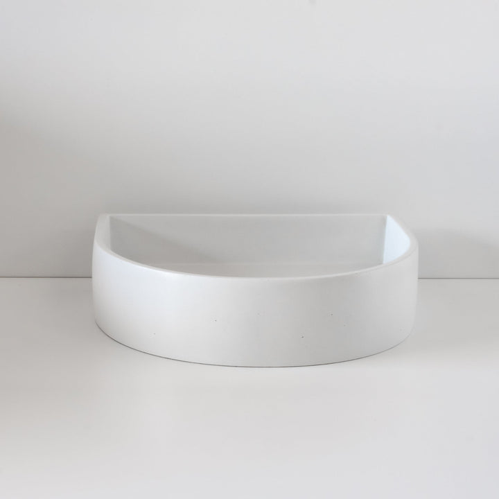 Concrete Half Moon Basins | Bathrooms | Sticks & Stones Co